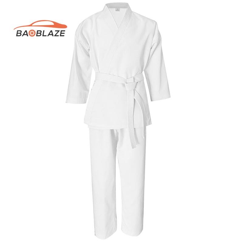 [Baoblaze] Student Karate Uniform Sportwear Karate Arts Costume White ...