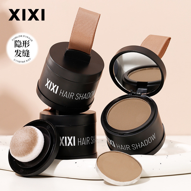 Little Sister Recommend#Fluffy Plush Hairline Powder Filling Hair Seam ...