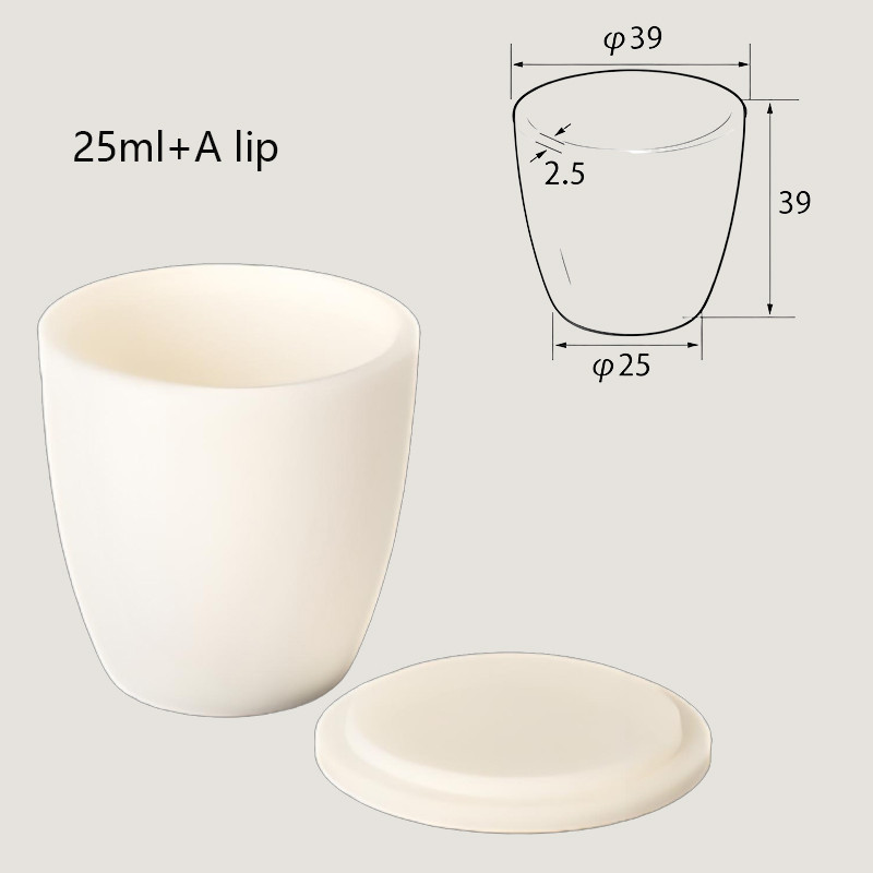 Aluminum Oxide Crucible, Corundum Crucible-25ml, Melting Gold Bowl ...