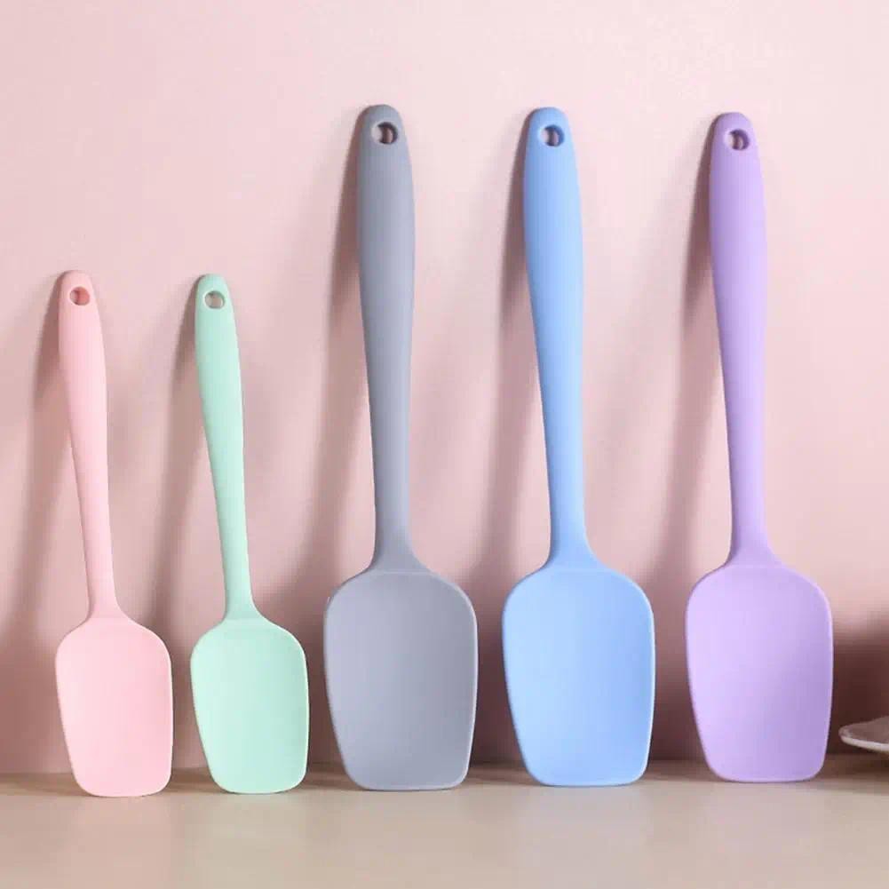 Non-stick Cream Cake Silicone Baking Spatula Scraper Kitchen Butter ...