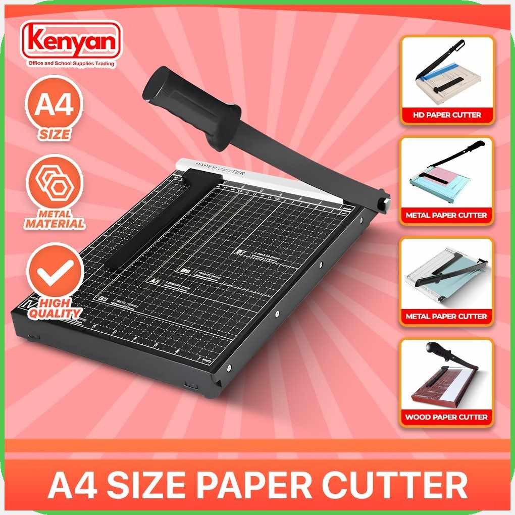 Officom`EZy:A4+v@y@T@c@ke?pA~Paper Cutter Black Metal Base Size Heavy ...