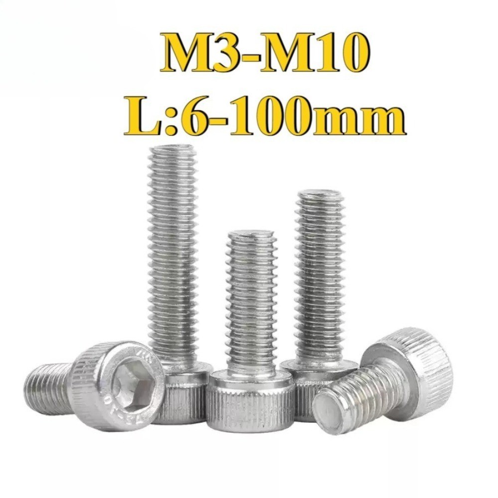 M3/M4/M5/M6/M8/M10 Screw Stainless steel 304 / Allen Capscrew / Allen ...