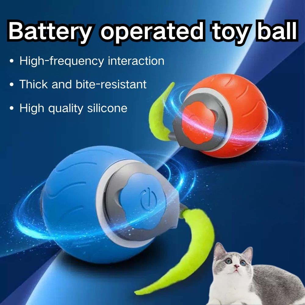 USB Rechargeable Smart Gravity Electronic Jumping Ball Interactive Dog ...
