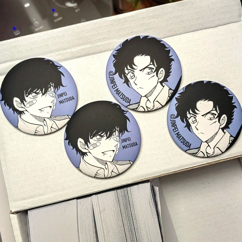 Detective Conan Shinpei Matsuda Enamel Badge – 2.5-inch Tinplate Pin ...