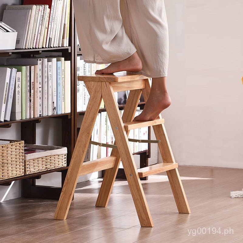 Step Stool Dual-Purpose Foldable Home Stool Step Multi-Functional High ...