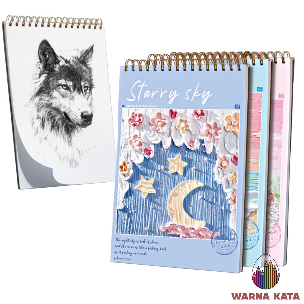 Mw005 Sketch Book Drawing Book Art Arts Color Marker Sketch Drawing ...