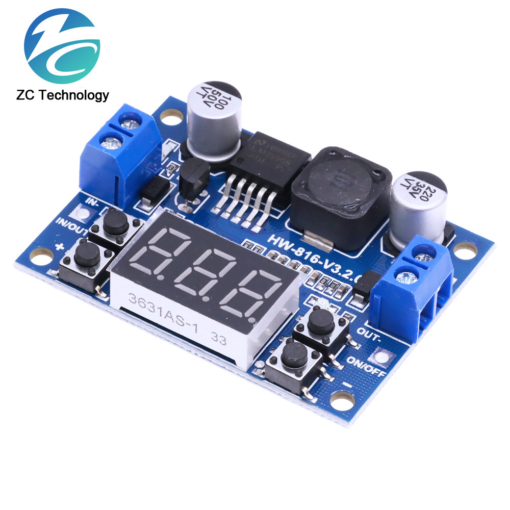 LM2596 3A DC-DC Step-down Adjustable Power Supply Buck Module LM2596S ...