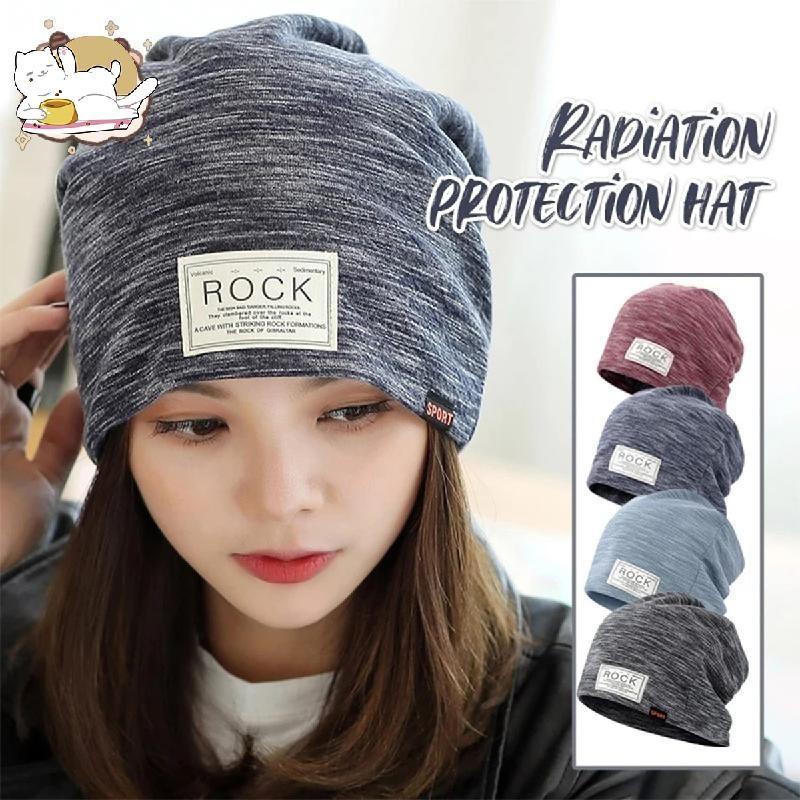 Anti Radiation Caps Silver Fiber Electromagnetic Wave Rfid Shielding ...