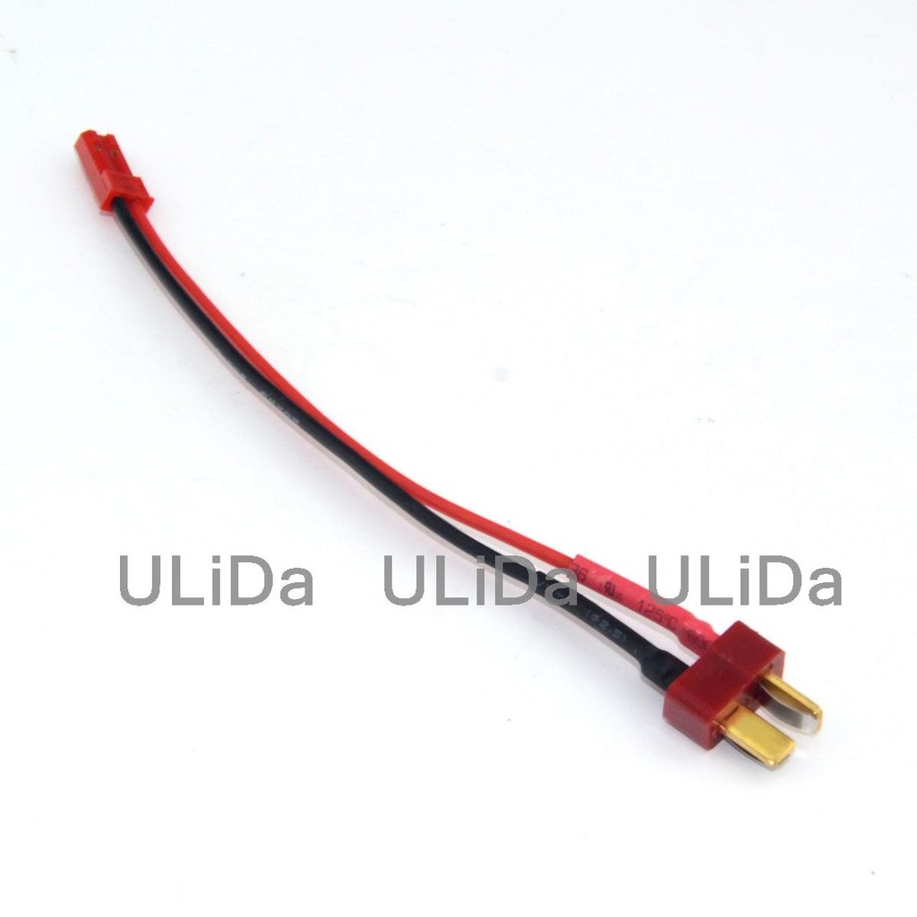 JST 2P Male to T-Plug Deans Male Adapter charger leader for RC Rc Car ...