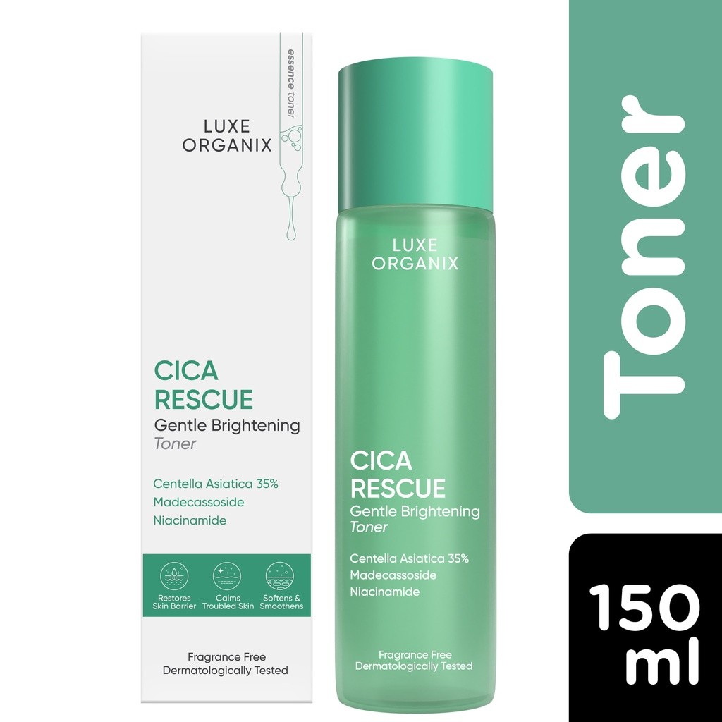 Luxe Organix Cica Rescue Gentle Brightening Toner 150ml | Shopee ...