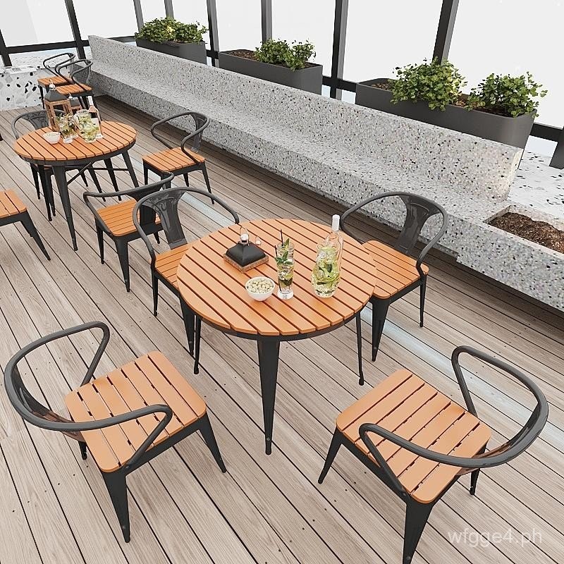 Outdoor Table and Chair Set Patio Outdoor Small Round Table Leisure ...