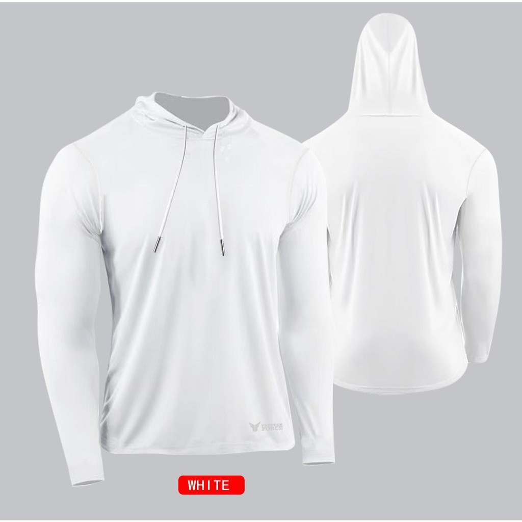 T821 Freedom Force Drifit long sleeve whith hoodie for Mens plain ...