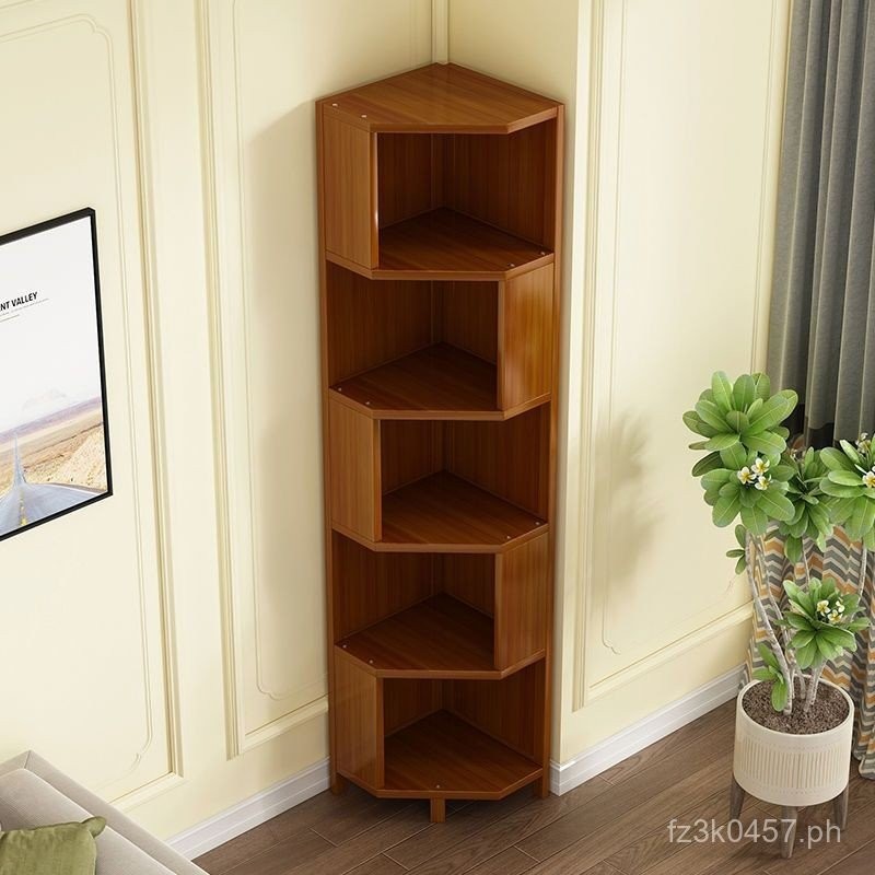 Corner Cabinet Floor Storage Rack Home Organizer Wall Corner Storage ...