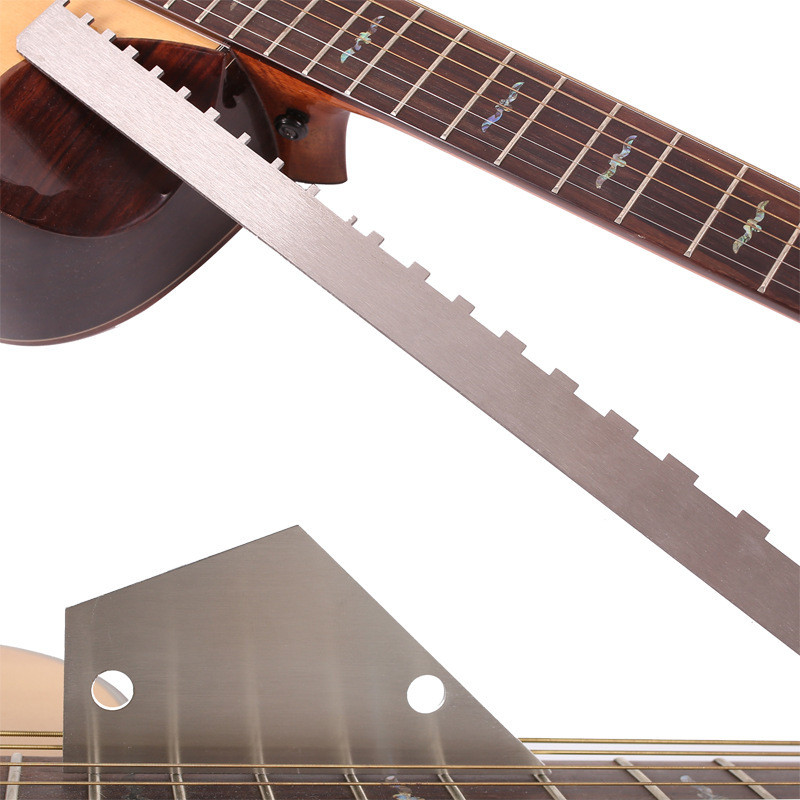 Repair Measurement Guitar Neck Notch Ruler Stainless Steel Fingerboard ...