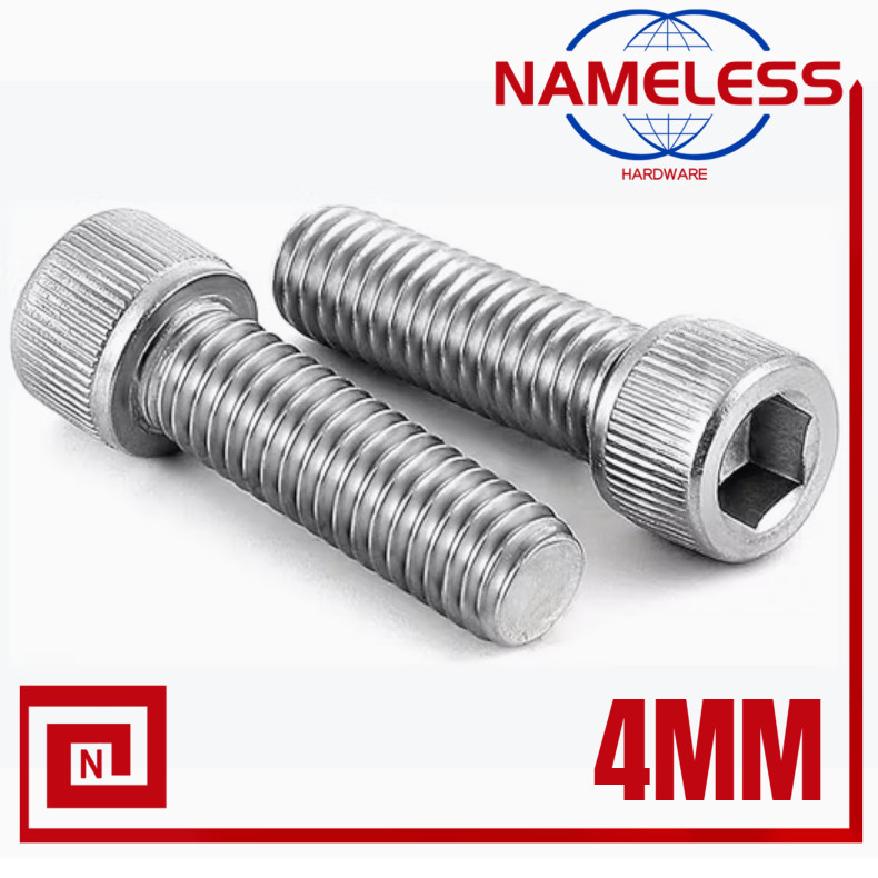 (10PCS) STAINLESS 304 ALLEN SOCKET HEAD CAPSCREW ALLEN BOLT METRIC SIZE ...