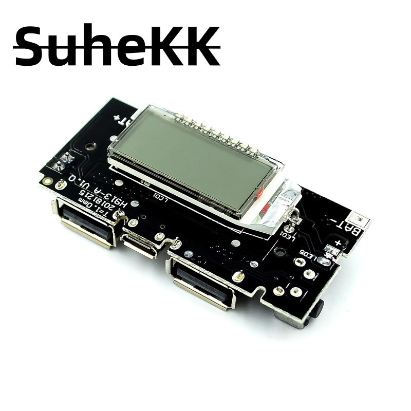 Power bank module mobile power boost DIY 18650 lithium battery digital ...