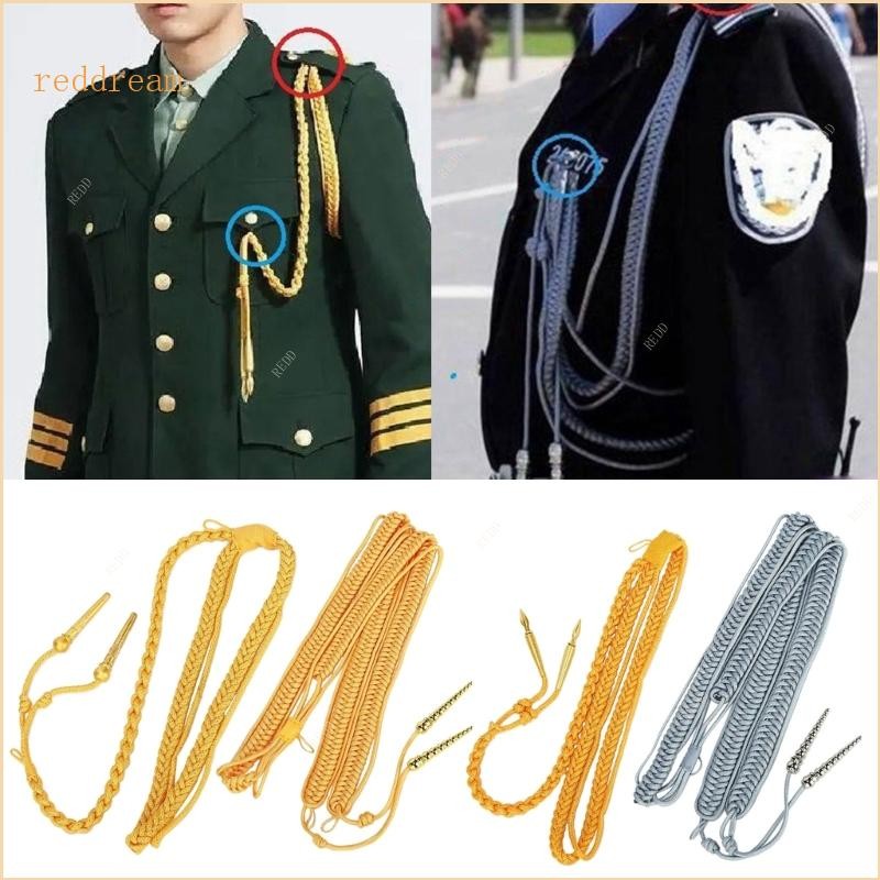 REDD Shoulder Epaulet Aiguillette Braid Uniform Epaulets Shoulder Bar ...