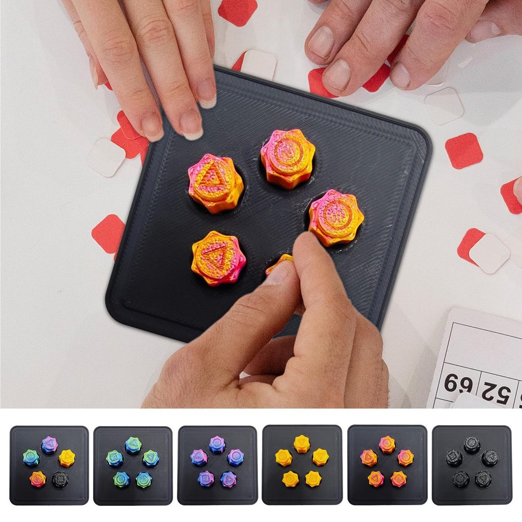 3D Printed Stone Throwing Game Props Gonggi Squid Game 2 Gonggi Stones ...