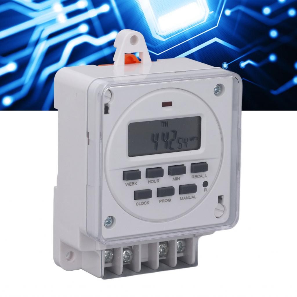 Buybybuy Digital Timer Switch 7 Day Programmable 8 On Off Settings Per ...