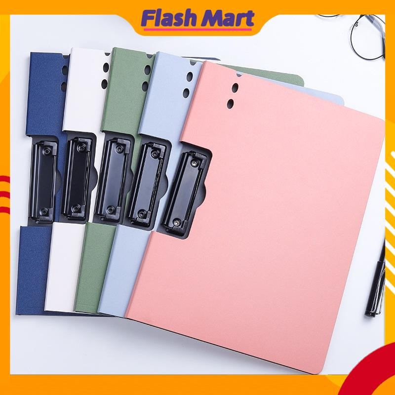 A4 Clipboard with Cover File Folder Document Organizer Paper Clip Board ...