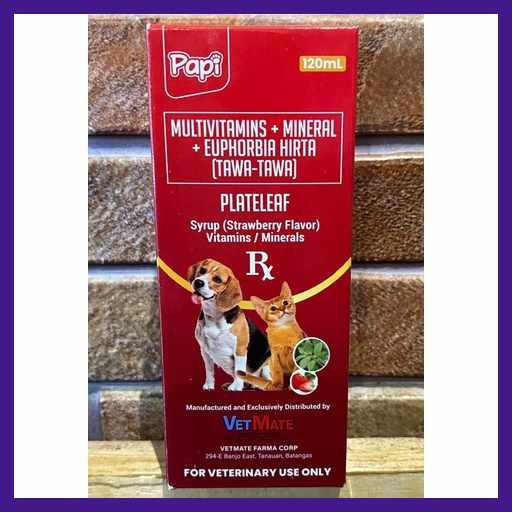 PAPI-wO&Plateleaf/j?Multivitamins*ip?&*ih?Minerals*i?Syrup)f>for)M>Dogs ...