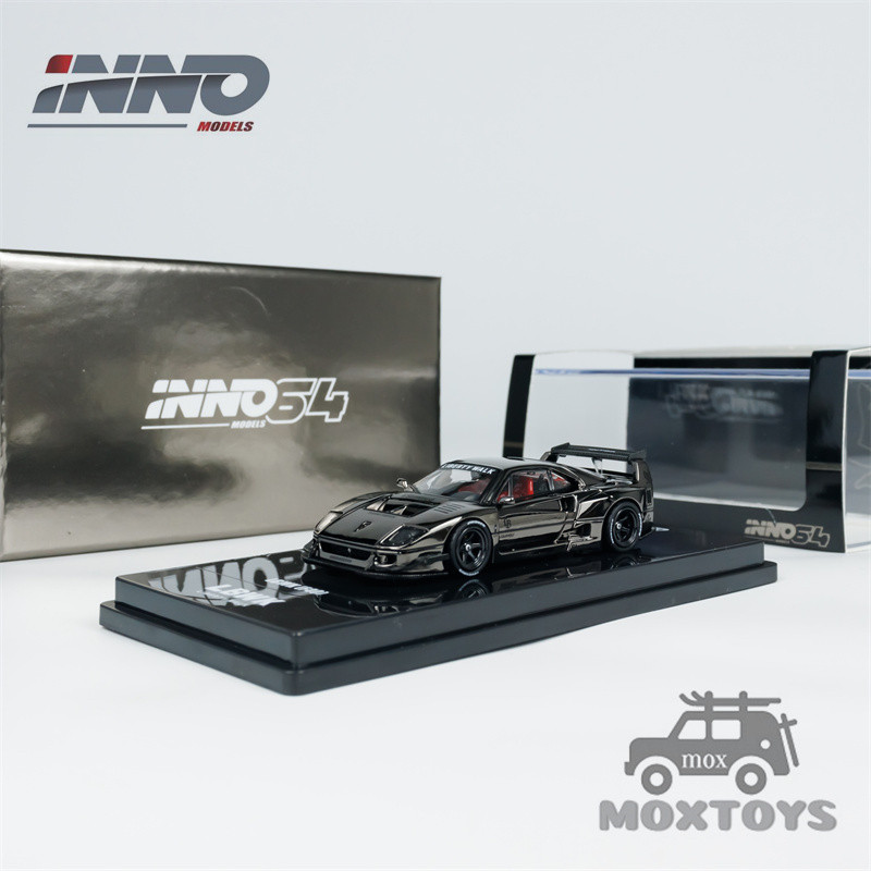 INNO 1:64 LBWK F40 Chrome Black Diecast Model Car | Shopee Philippines