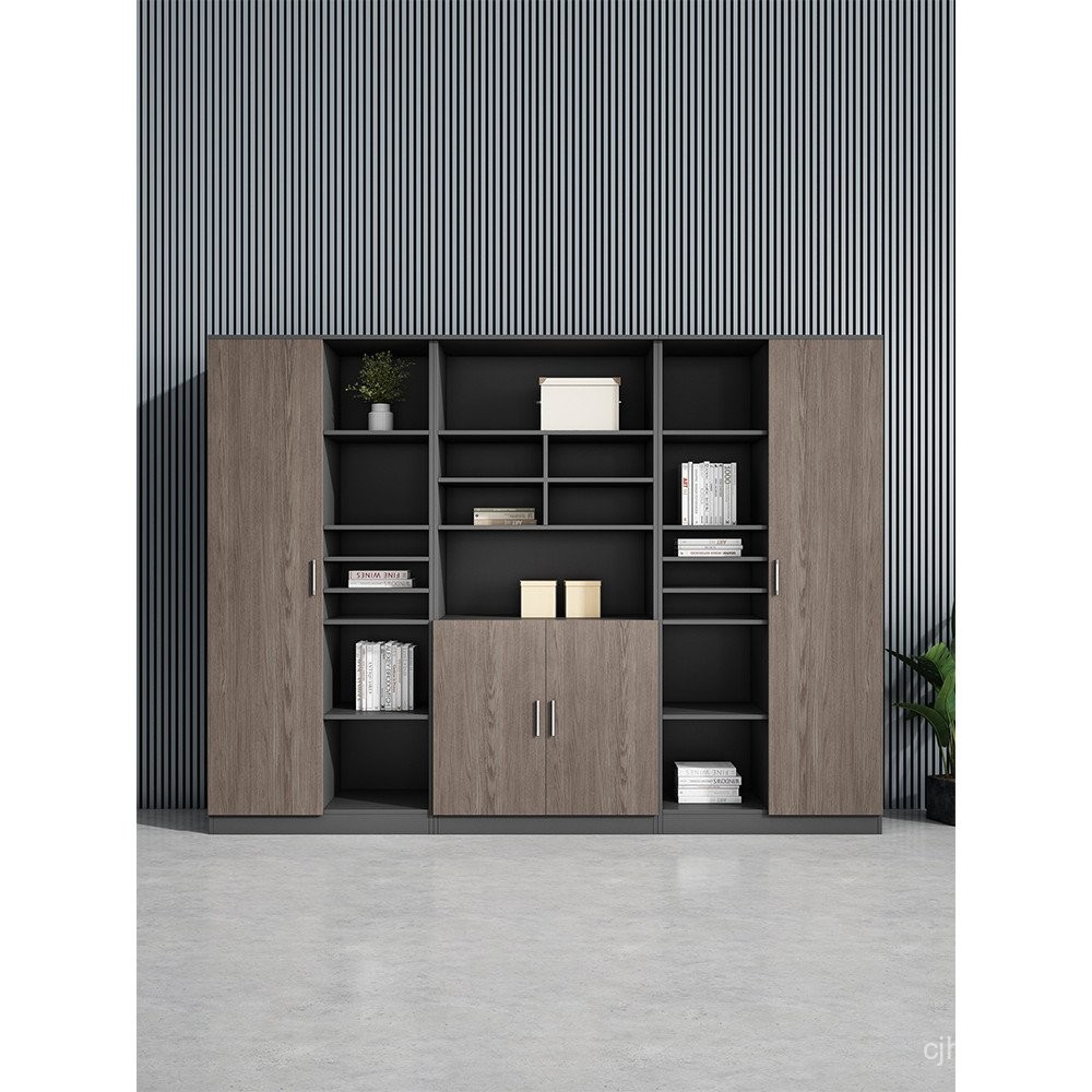 Office Large Hollow Wooden File Cabinet Document Cabinet Archive ...