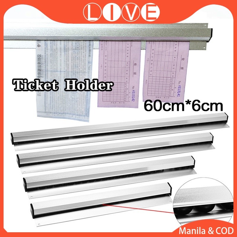 60cm Restaurant Ticket Holder,Order Tab Clip, Bill Receipt Holder, Easy ...
