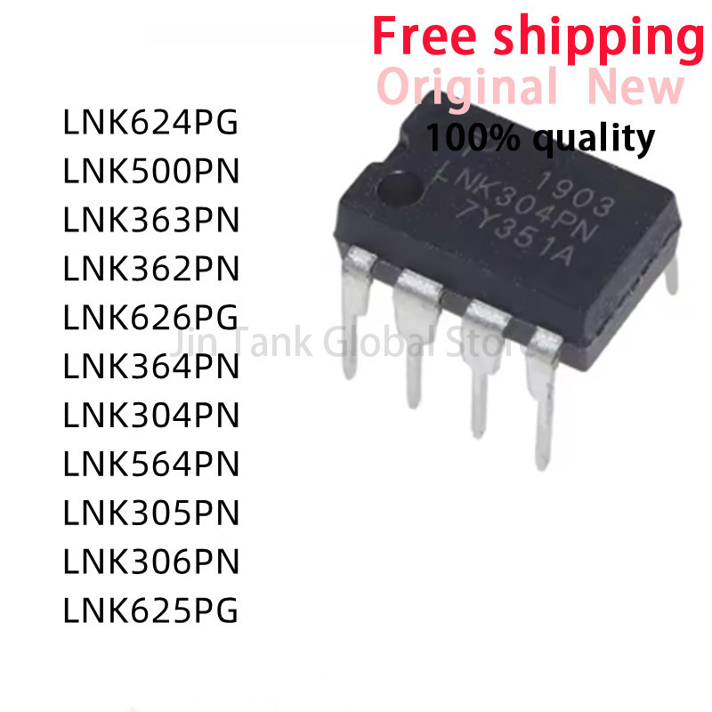 10Pcs 100% New LNK304PN LNK564PN LNK305PN LNK306PN LNK364PN LNK626PG ...