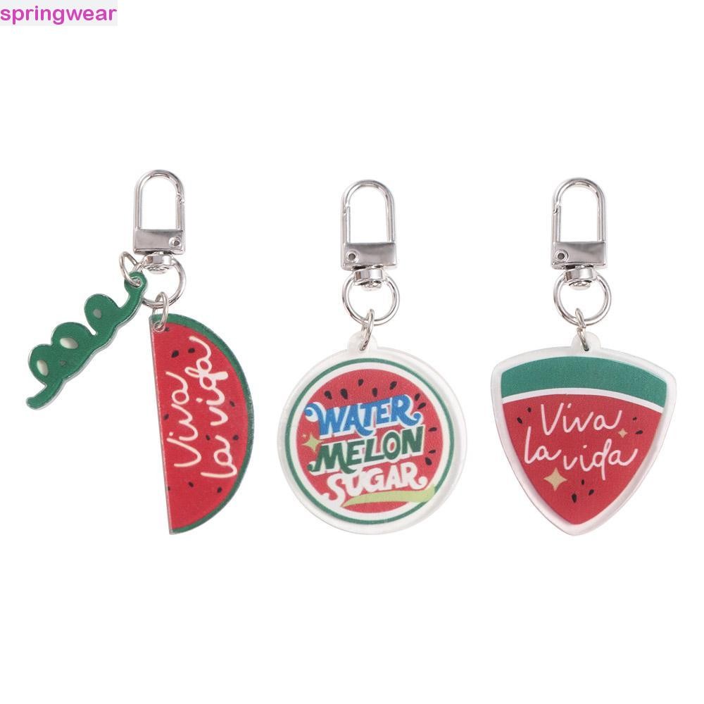 SPRINGWEAR Shining Watermelon Keychain, Acrylic Simulation Acrylic ...