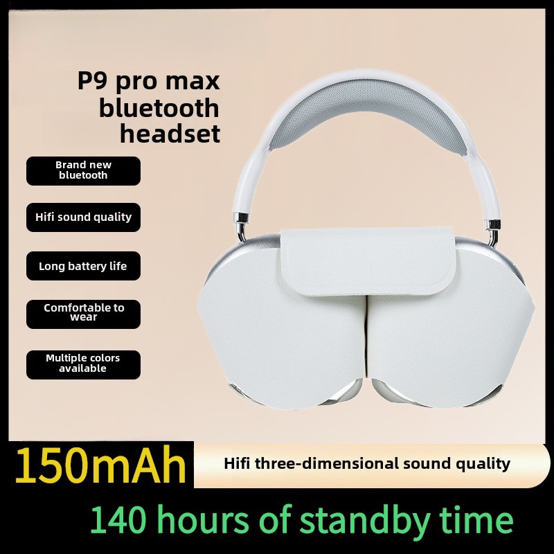 Cross-border new arrival P9 Pro max Bluetooth Headset Stereo Type-C ...