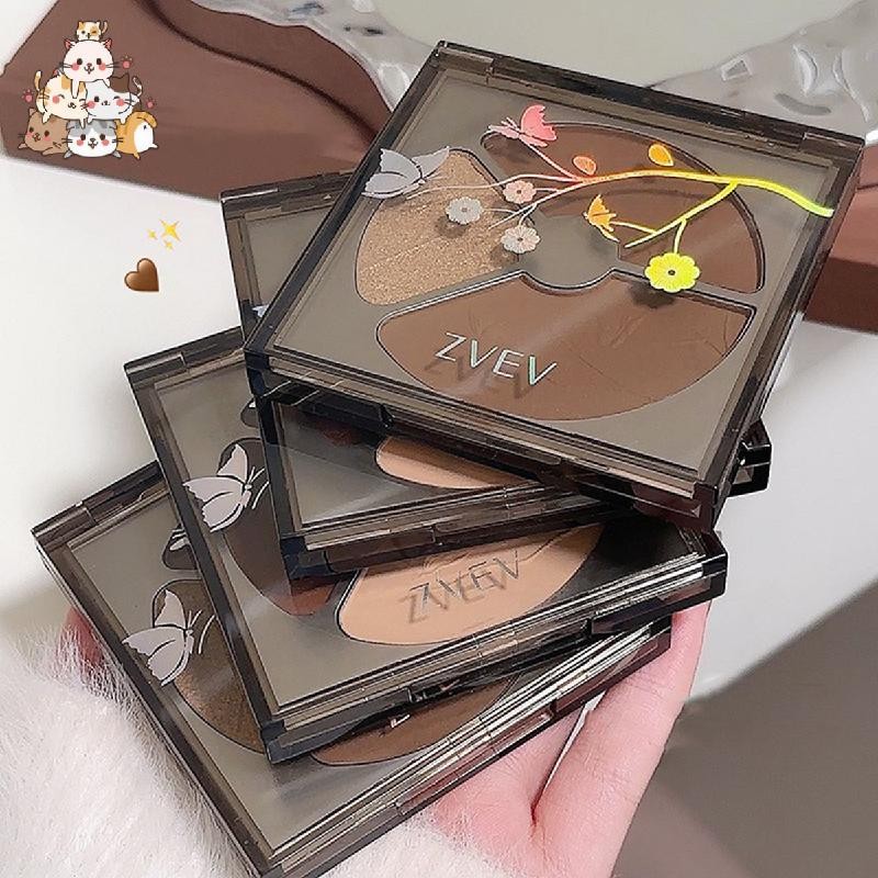 3 Color Palette, Eye Makeup Shaving Powder, Glitter, Cosmetics Three ...