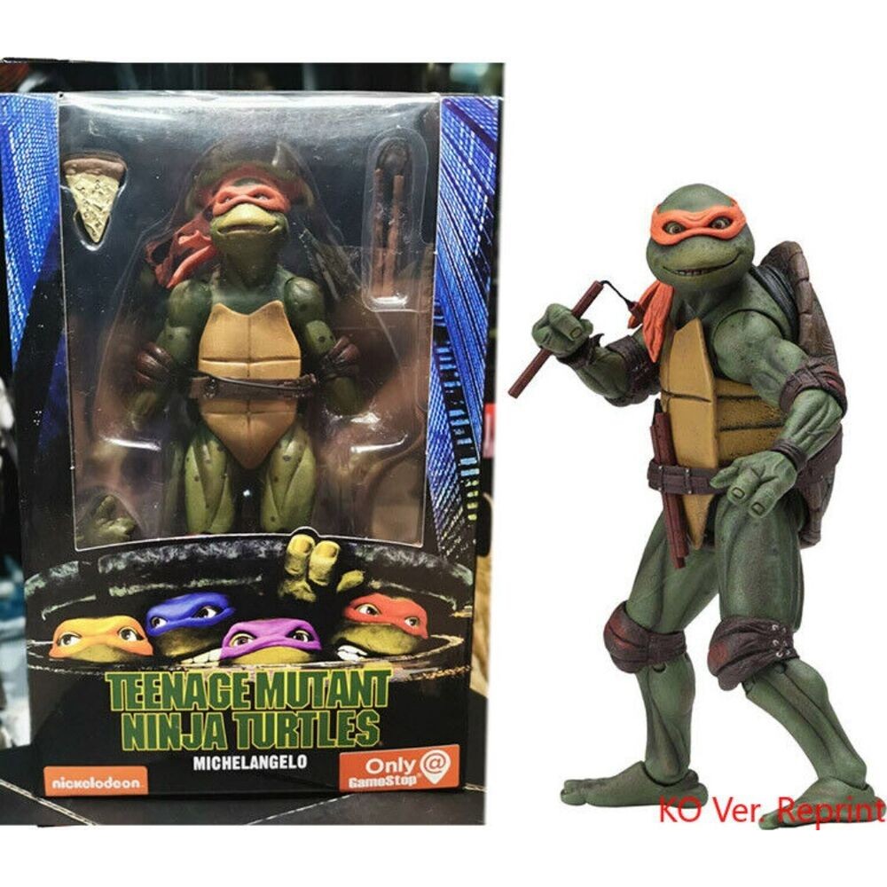 NECA D TMNT Teenage Mutant Ninja Turtles Michelangelo toys action ...