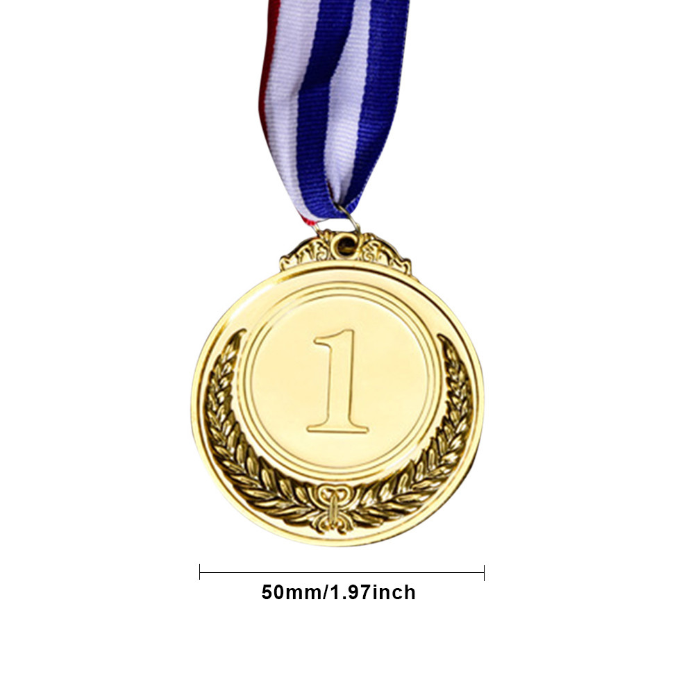 uk 10Pcs Competition Awards Zinc Alloy with Neck Ribbon for Classrooms ...