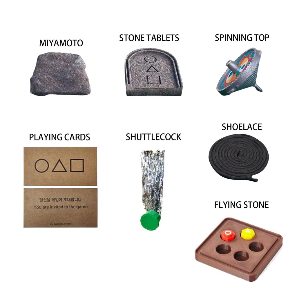 Squid Game 2 Gonggi Korean Game Set Training Toy Stone Catching Folk ...