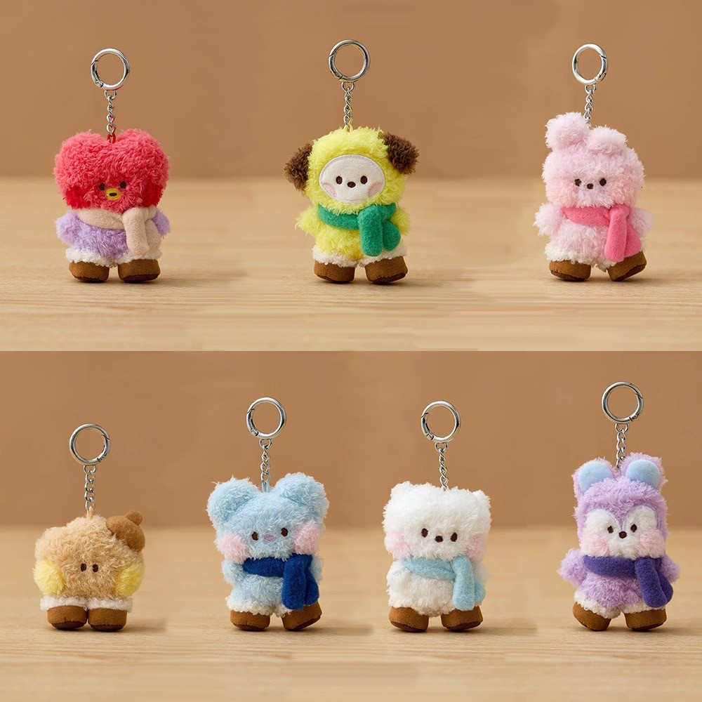 New Kpop Idol TATA COOKY CHIMMY BOOTS Mini Minini Series Plush Doll ...