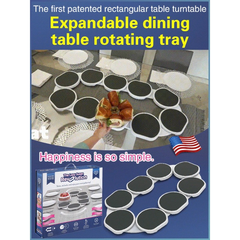 Dining Table Tray Retractable Meal Efficiency Dining Table Plate ...