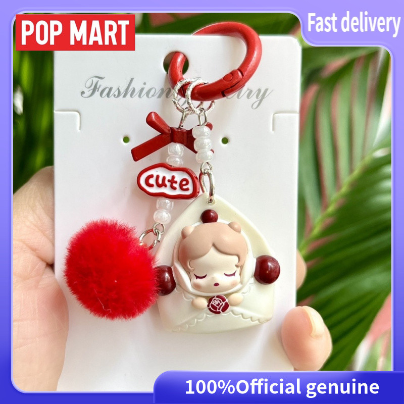 Genuine popmart popbean Love Letter Series Authentic keychain official ...