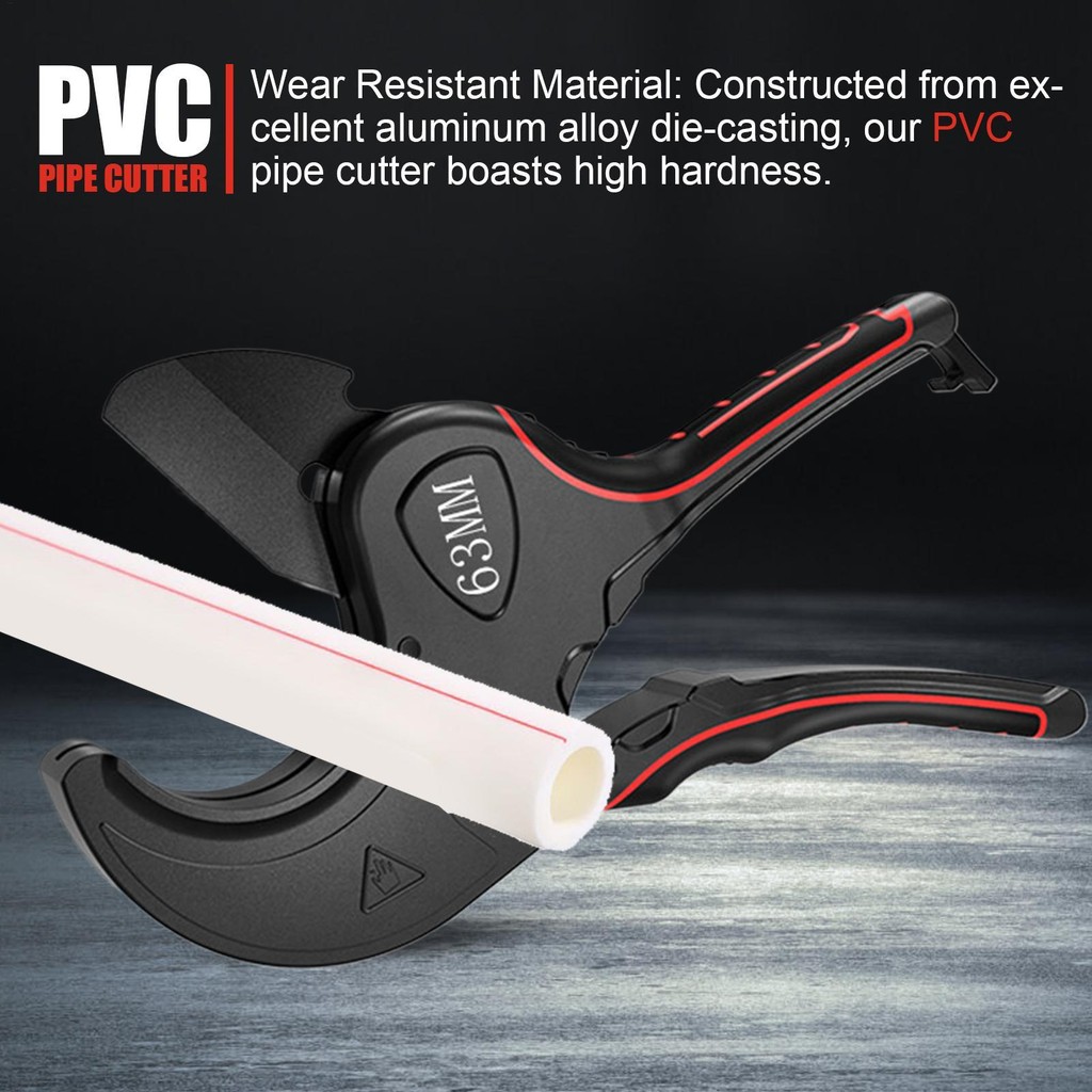 PVC pipe cutting tool PVC Cutting Tool Ratcheting Plumbing Pipe Cutter ...