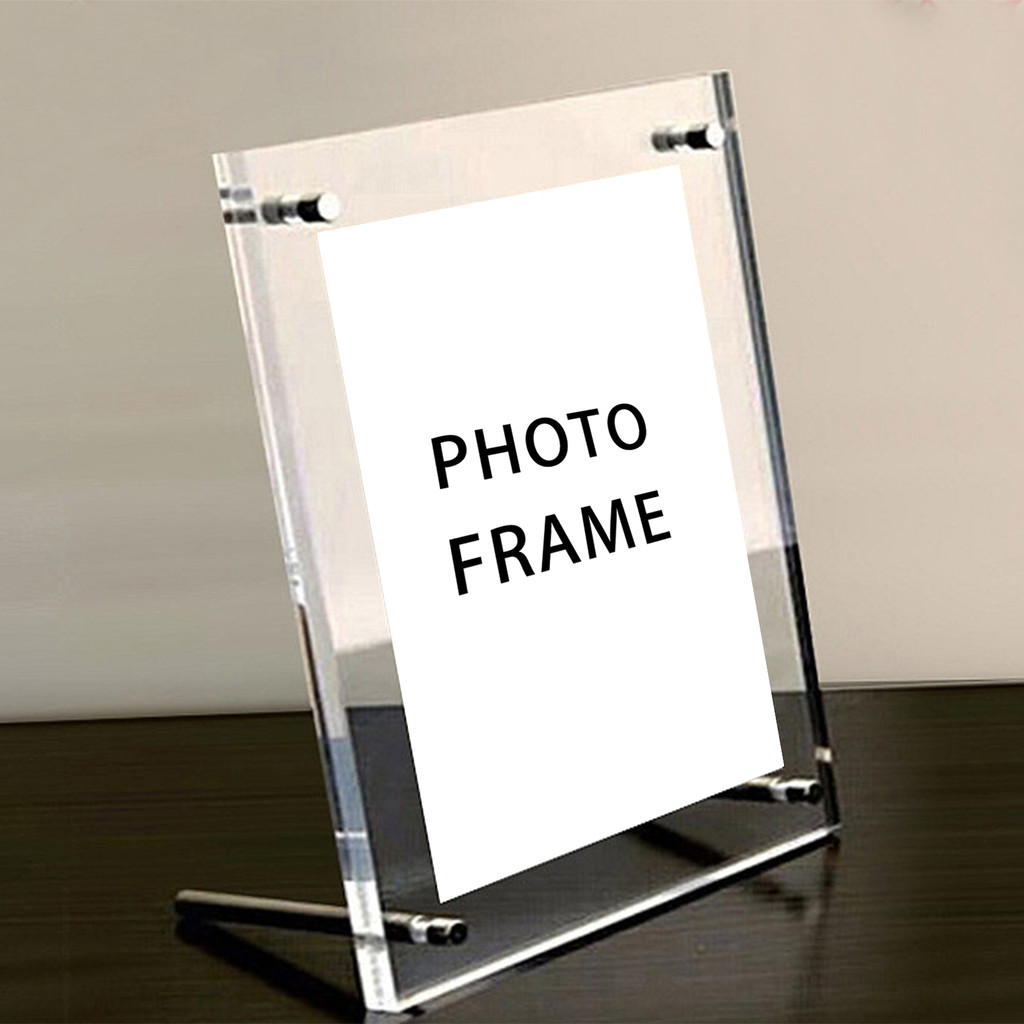 Transparent Acrylic Tabletop Photo Frame | Elegant A4 Picture Display ...