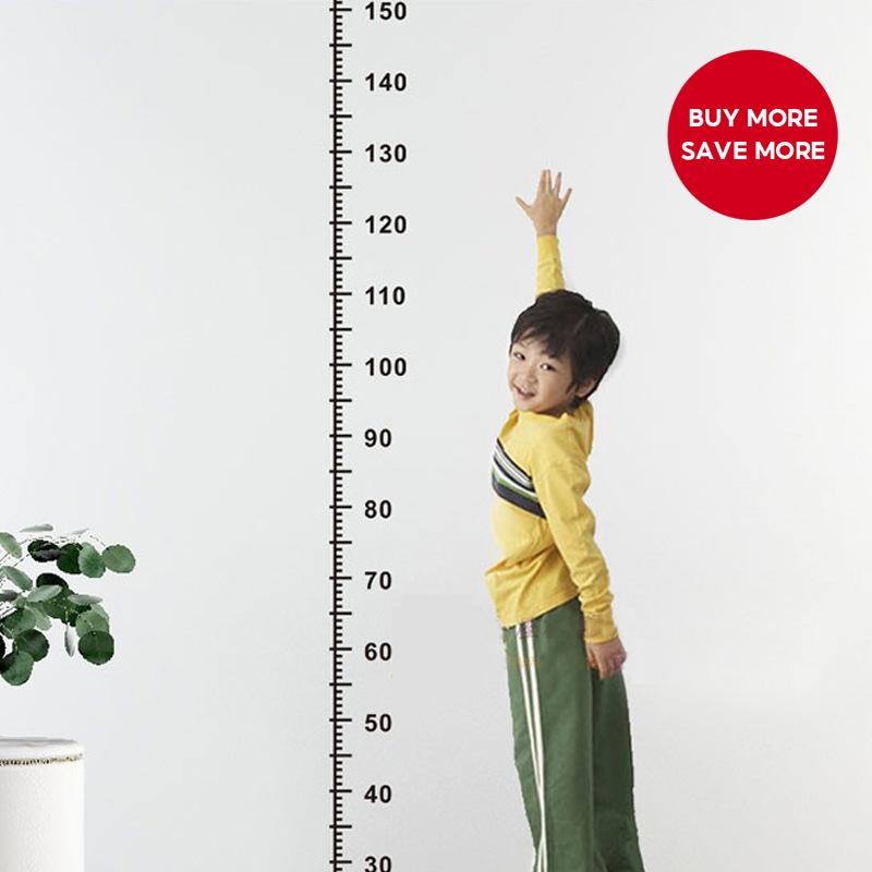 Height sticker 0-200cm for children's room, living room, junior high ...