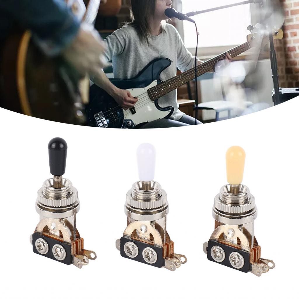 3 Way Pickup Selector Easy Installation Guitar Toggle Switch 3pcs with ...