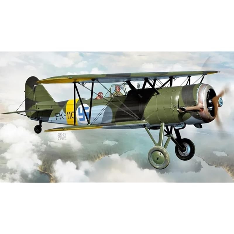 KP model high-tech limited edition aircraft kit 1/72 Fokker C.X ...