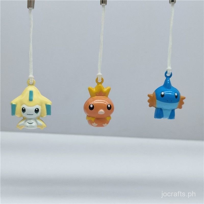 Genuine Bulk Cargo Pokémon Torchic Jirachi Mudkip Metal Bell Pendant ...