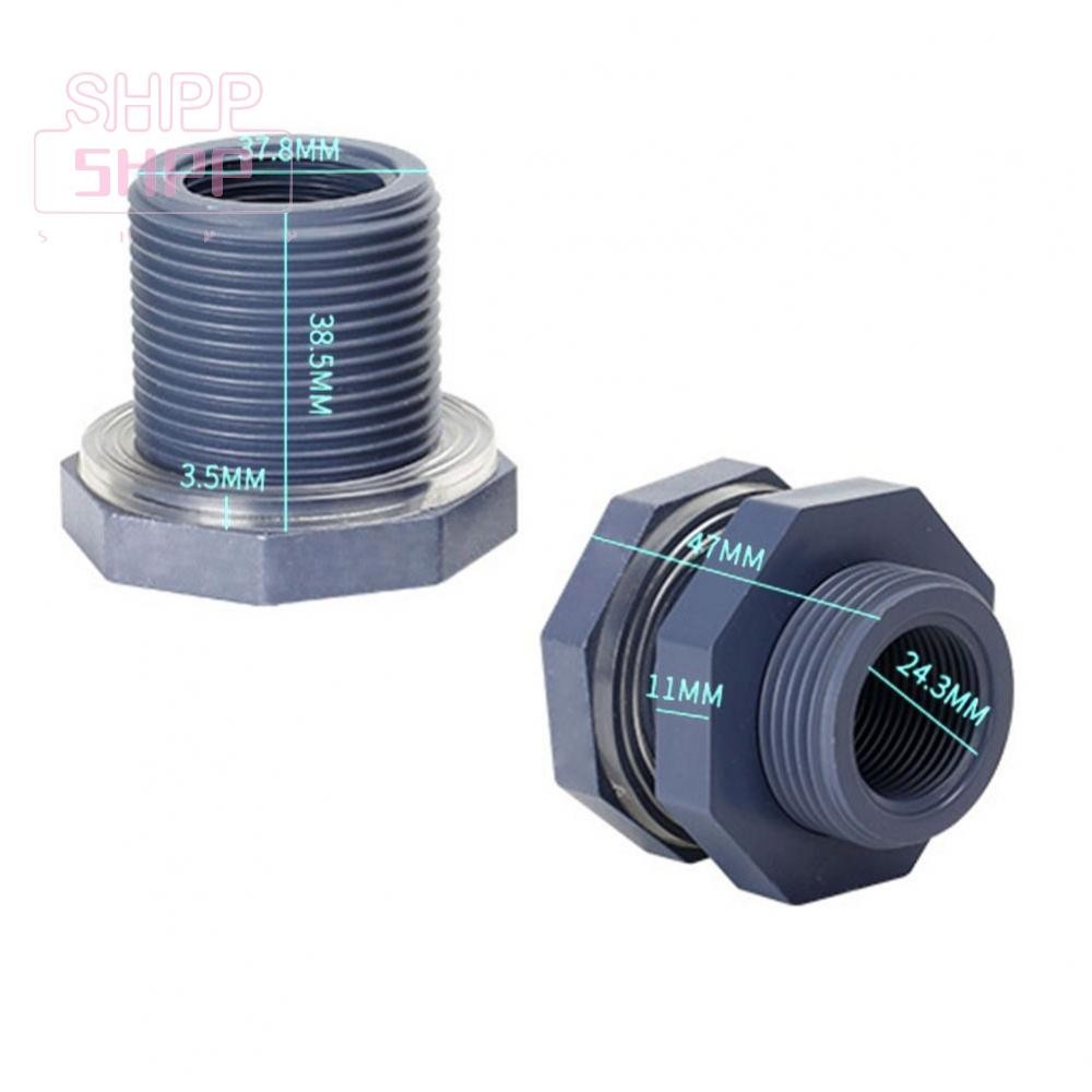 Versatile PVC Plastic Internal Thread Bulkhead Fitting Suitable for RE ...