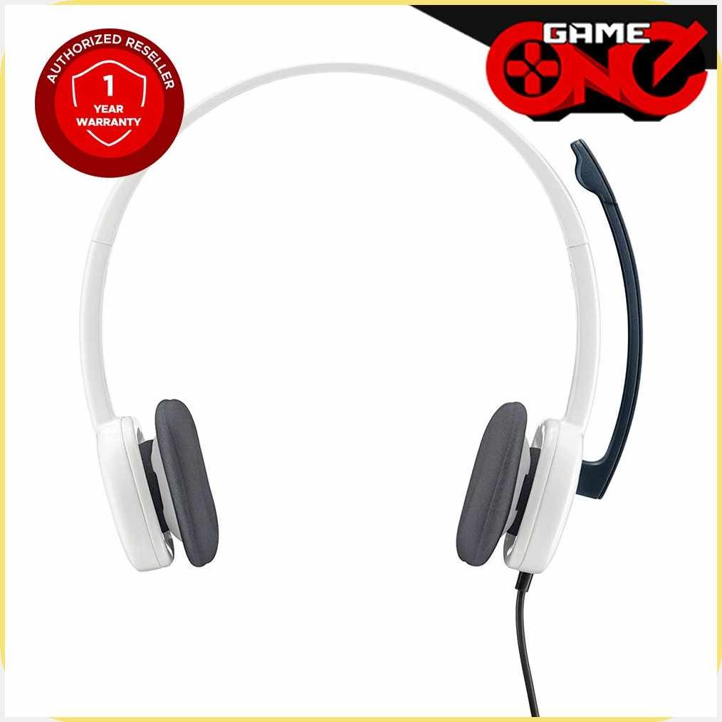 Logitech`TH150[yc^Stereo}vv>Headset)Ii>(Cloud)zy>White) | Shopee ...