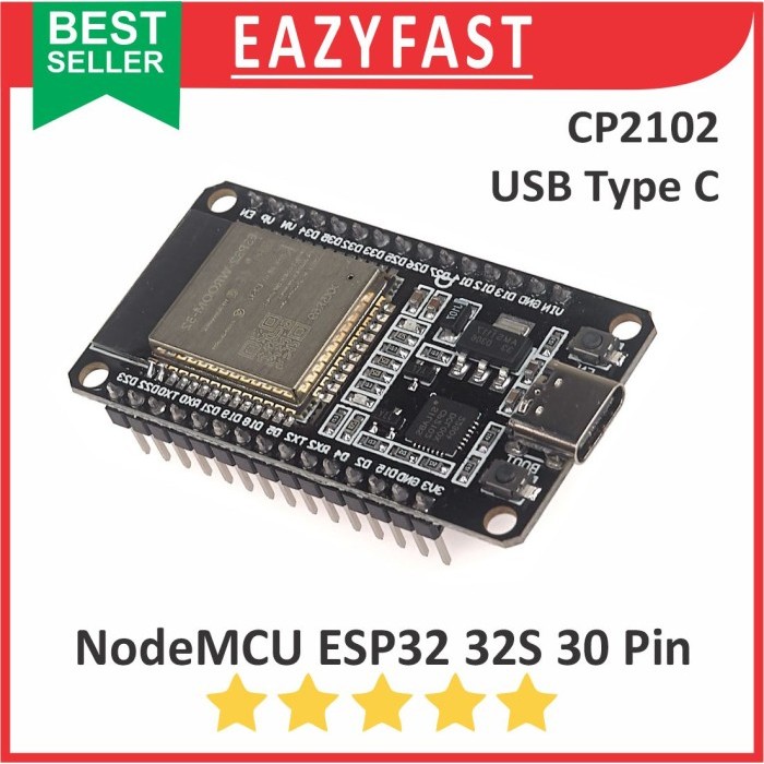 ESP32S Wroom DevKit V1 30 P Pin 30P ESP32 ESP 32 S 32s CP2102 USB C Arduino IoT Wifi Bluetooth ...
