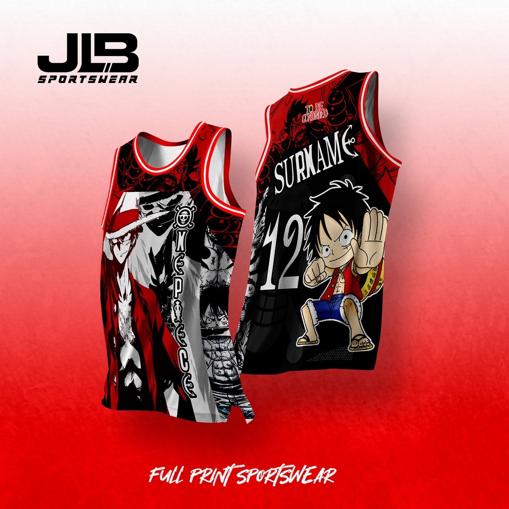 One Piece BASKETBALL JERSEY FREE CUSTOMIZE OF NAME AND NUMBER ONLY full ...
