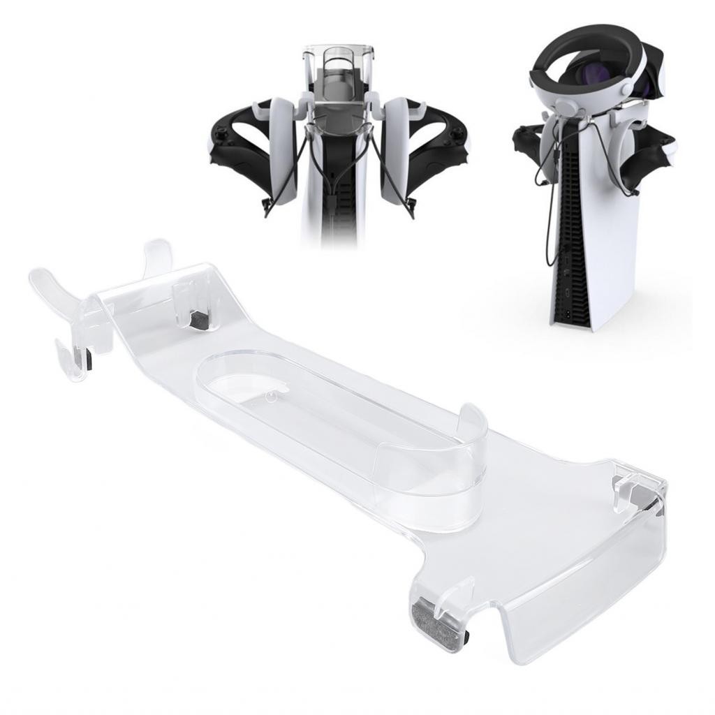 Newlanrode VR Headset Controller Holder Compact ABS Stand for PS VR2 ...