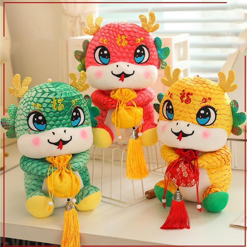 Chinese Snake Plush 11-Inches Cute 2025 New Year Snake Lunar Year ...